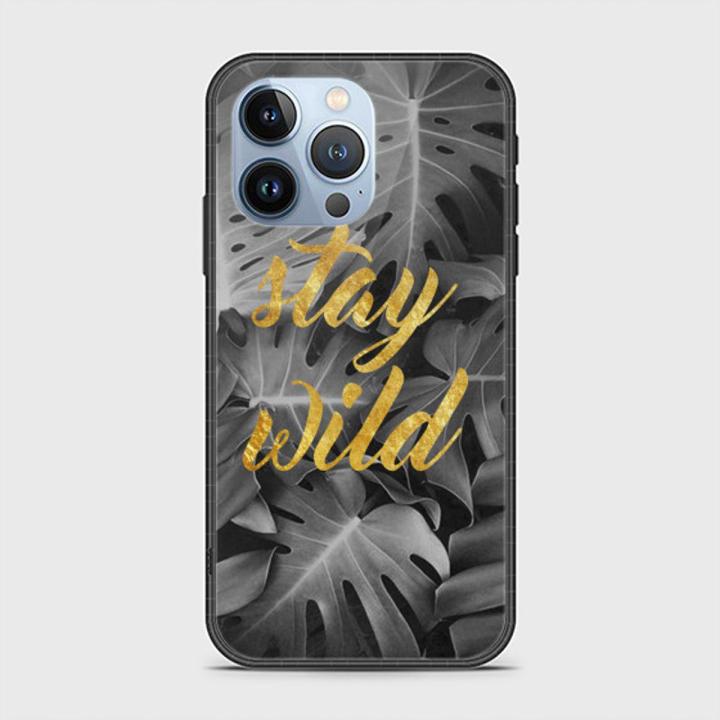iPhone 13 Pro Cover - SkinLee HQ Infinity Glass Case (Soft) - Stay Wild ...