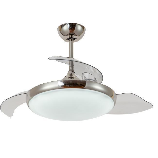 Hidden blade ceiling fan with multi color light | Daraz.pk