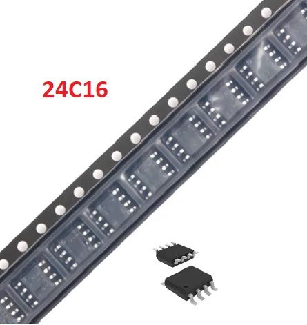 Pack of 3 - SMD 24C16P 24C16 Serial CMOS EEPROM 16K Bit Memory IC SOP-8 | Daraz.pk