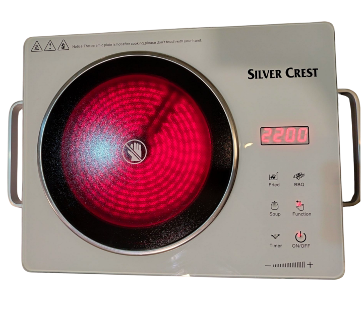 Silver Crest Digital Hotplate Infrared Cooker 3500Watts with timer, Led ...