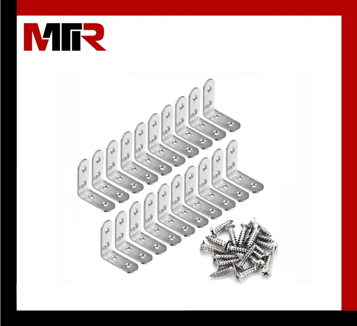 (2 Inch)L Shape Metal Corner Brace Angle Bracket with Screw | Daraz.pk