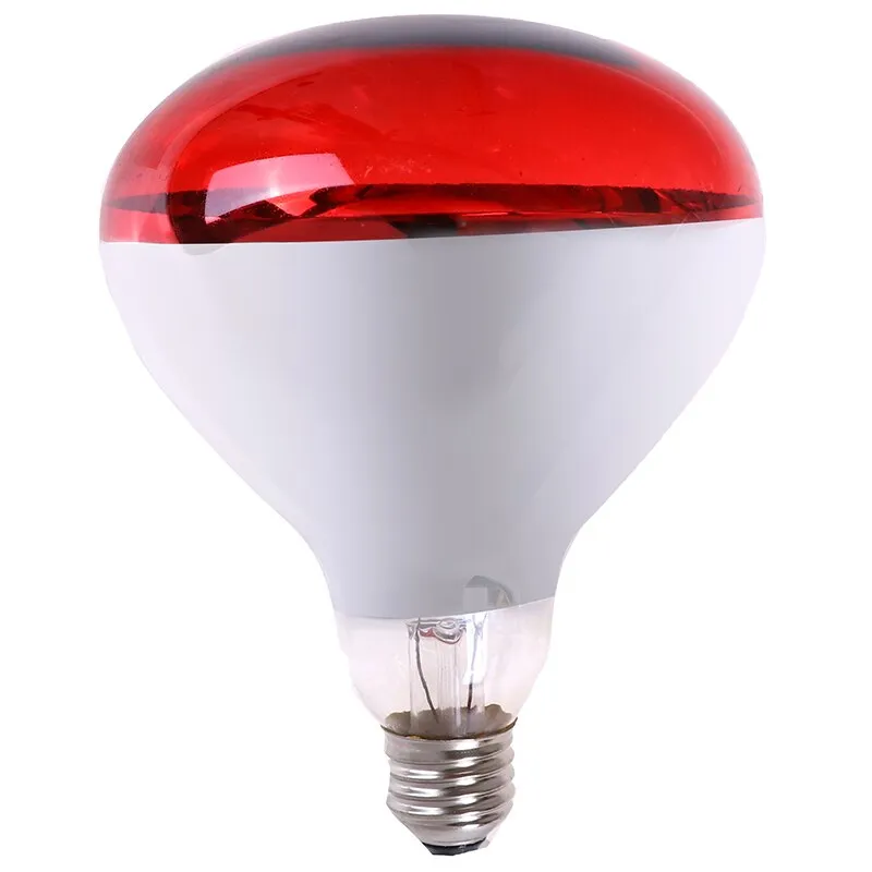 1pc Red Heat Lamp Bulb 100W Infrared Basking Spot Light for farm Eggs ...