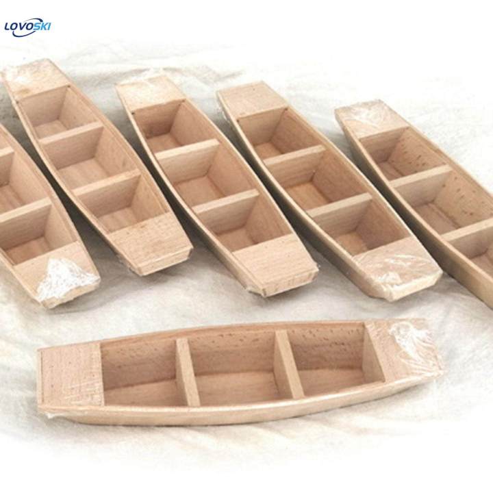 Wooden Boat Gifts Model Sailboat Boat Crafts for Desktop Bookshelf 7 ...