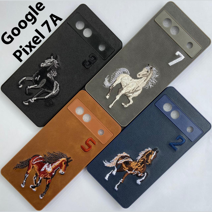 Google Pixel 7a – Polo Embroidered Faux Leather Rexine Back Cover ...