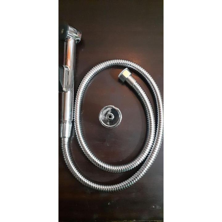 Muslim Shower with Pipe Chrome | Daraz.pk