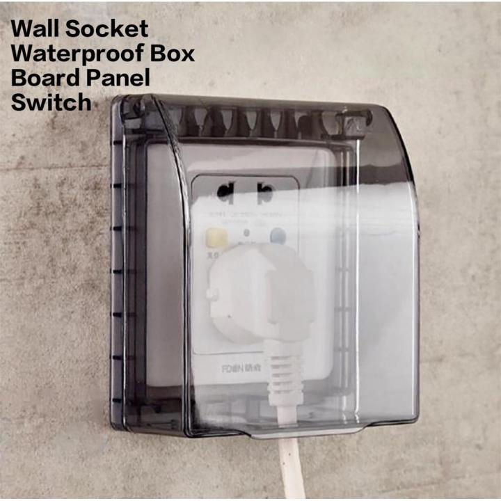 Plastic Wall Switch Waterproof Cover, Wall Socket Waterproof Box Board ...