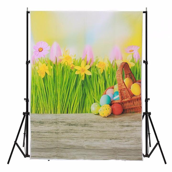 Luxury 3x5FT Vinyl Photography Backdrop Wood Floor Spring Easter Egg ...