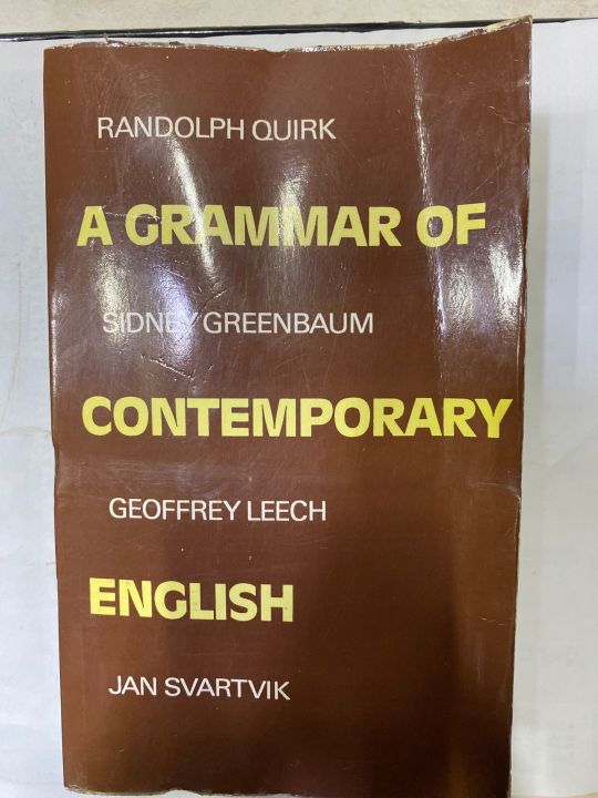 A GRAMMER OF CONTEMPORARY ENGLISH BY JAN SVARTVIK | Daraz.pk