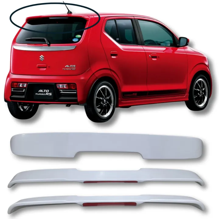 Suzuki Alto 660CC Back Roof Spoiler with Light | Suzuki New Alto 660CC ...