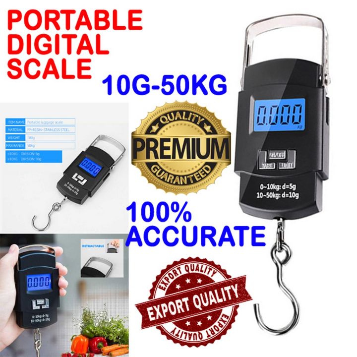 Electronic Digital Scale Imported Portable Hanging Fishing Scale ...