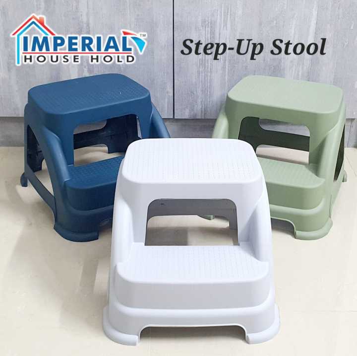Plastic Step Up Stool for Children and Adults – Multipurpose Sturdy ...