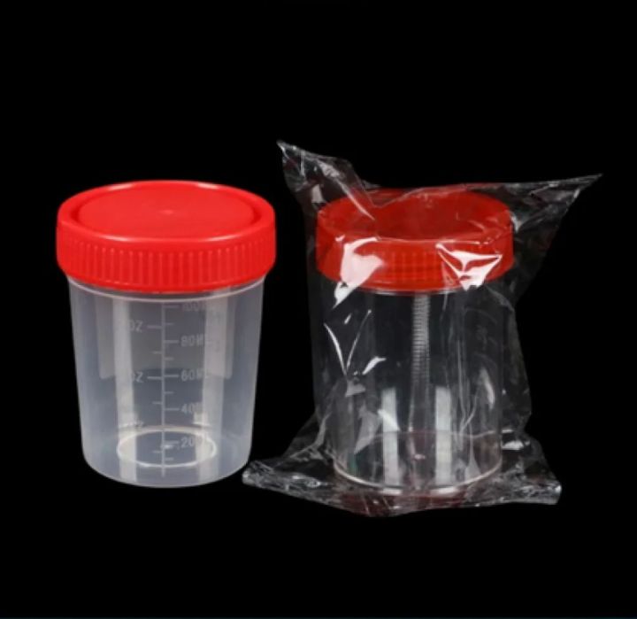 3pcs Urine Collection Container Sterile Sample Specimen Bottle Cup 100 ...