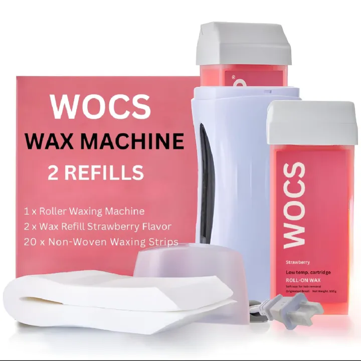 WOCS 4 In 1 Depilatory Wax Heater, Wax Roll On Heater, Wax Heater ...