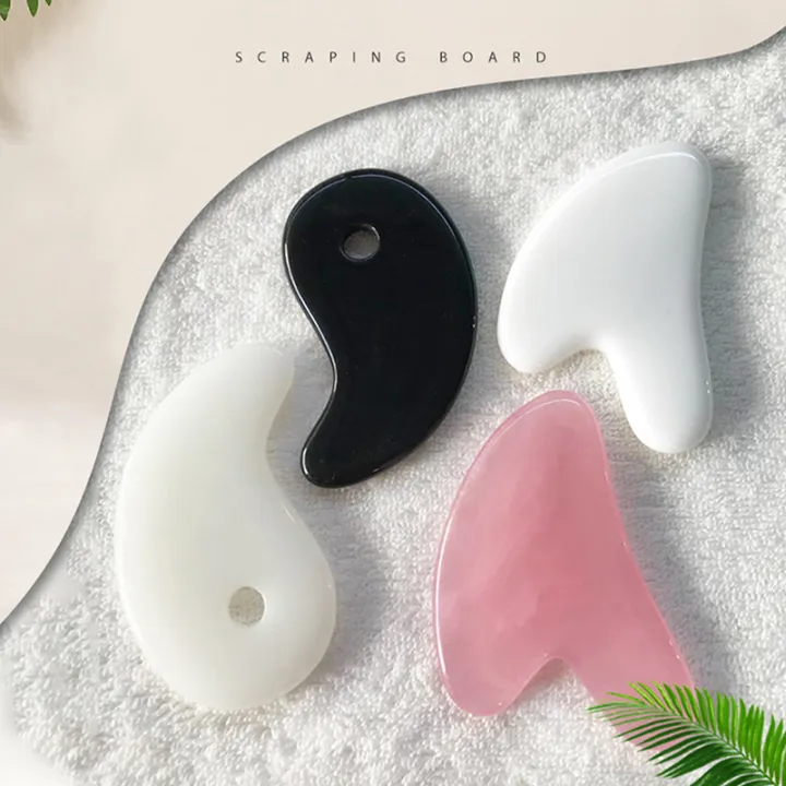 face gua sha board facial scraping scrapping plate face body massage ...