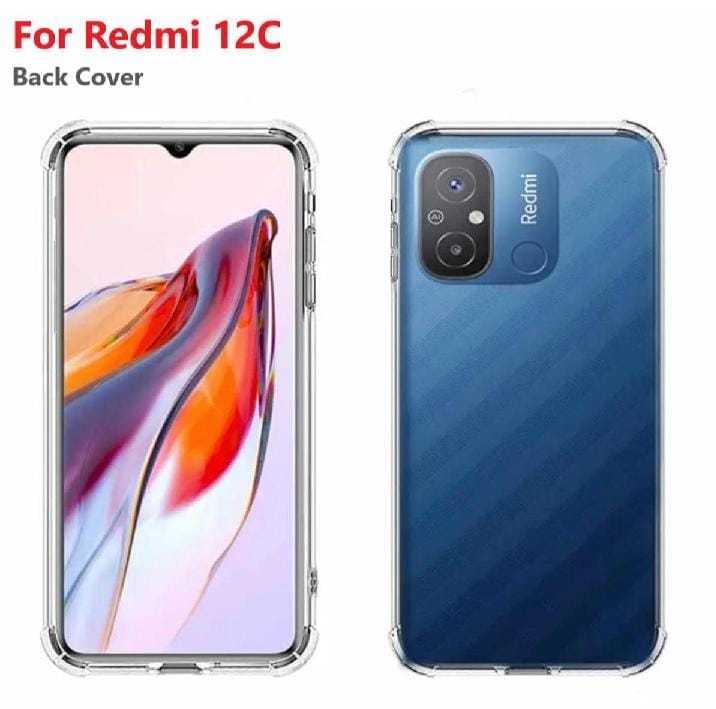 Redmi 12c Soft Anti Shock Corner Transparent Bumper Back Cover | Daraz.pk