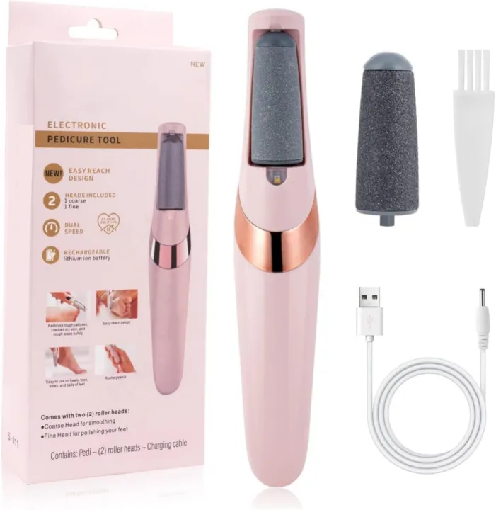Electric Foot File Grinder Set Dead Skin Dry Callus Remover ...