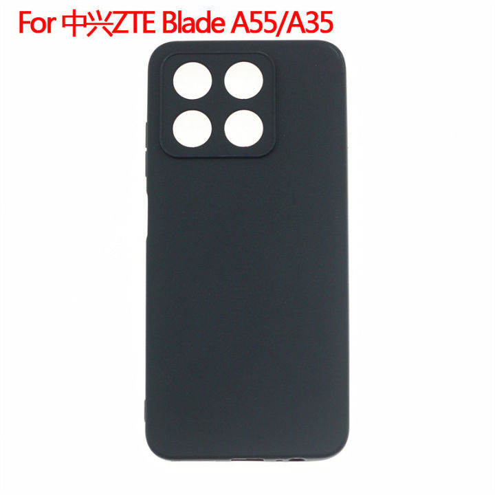 Casing ZTE Blade A35 A55 Case Candy Color Matte Soft TPU Pro Camera ...