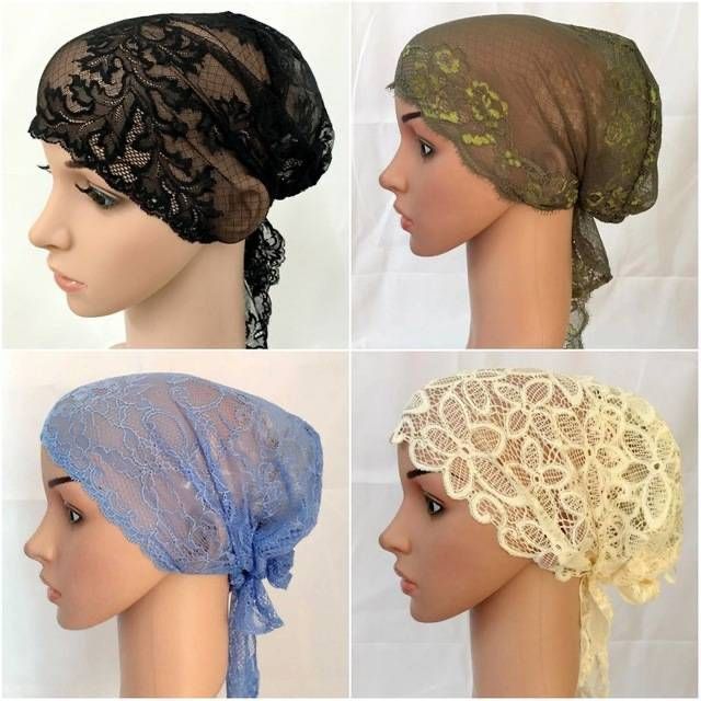 Elegant Lace Hijab Cap - Soft Net Underscarf for Women | Breathable ...