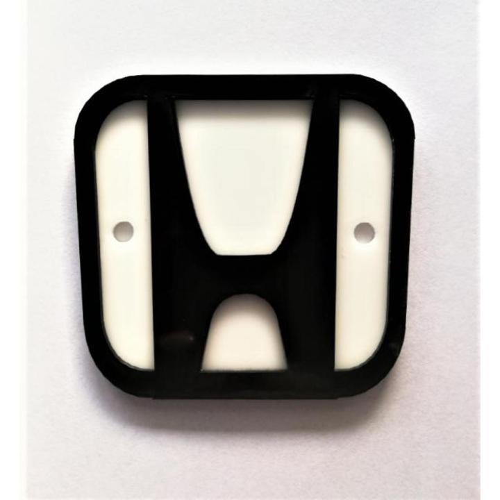 Honda monogram Plastic Front Logo for 70 and 125cc Universal Black and ...