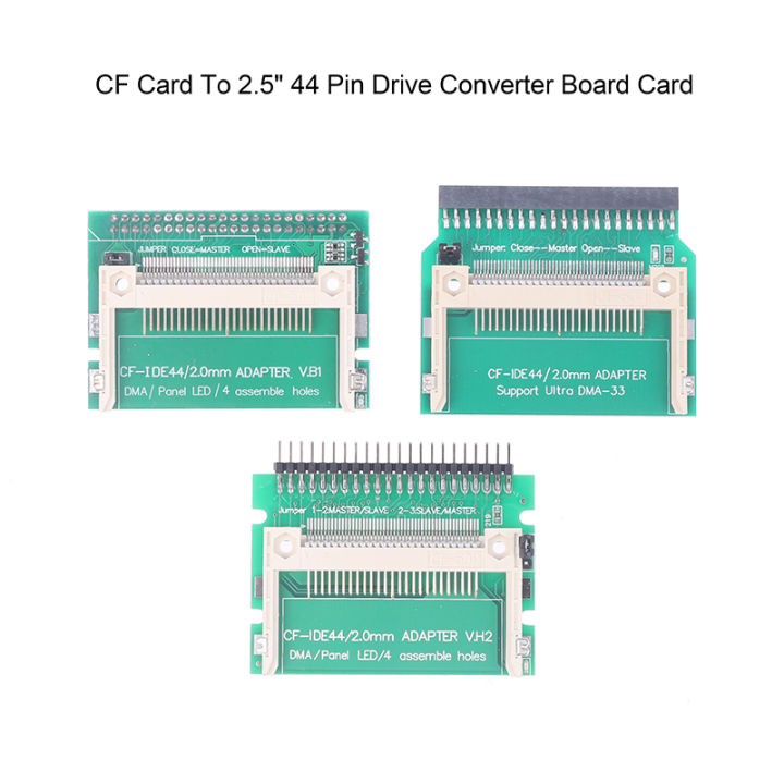 CF Compact Flash Memory Card To Laptop IDE 2.5" 44 Pin Drive Board HDD Bootable Adapter ...