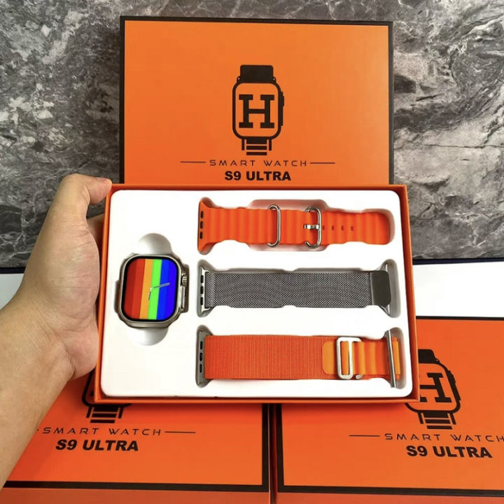 S9 Ultra Smart Watch - 3 Straps - 2.02" HD Big Screen Display ...