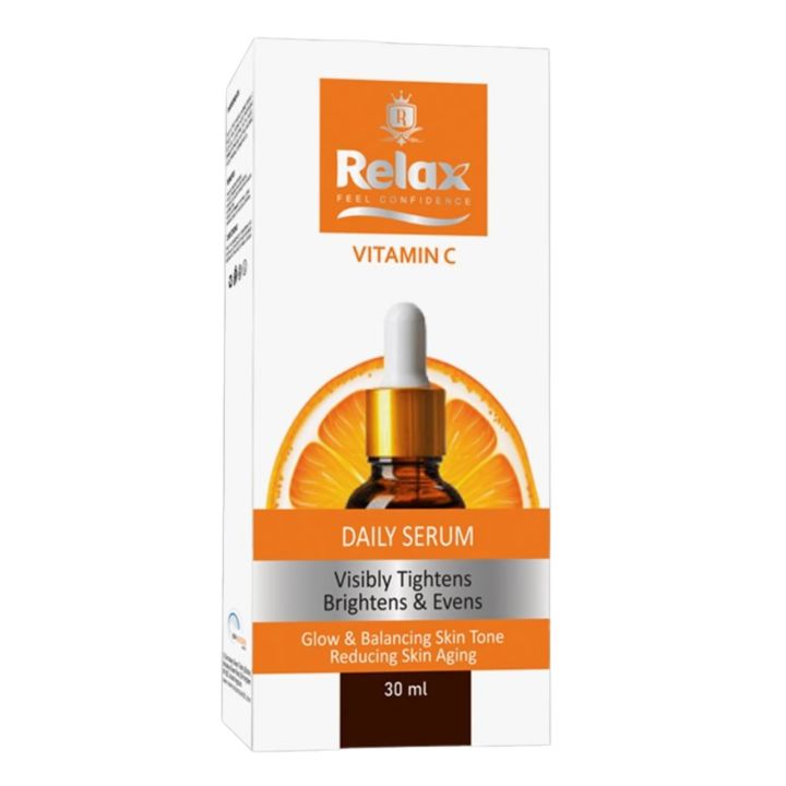 vitamin c serum relax daily serum 30ml brihtening Tightening and Even ...