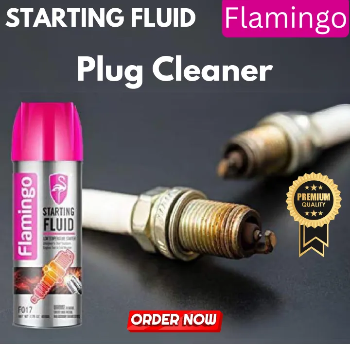 Flamingo Starting Fluid & Plug Cleaner - 450ml. - Engine Start Aid for ...