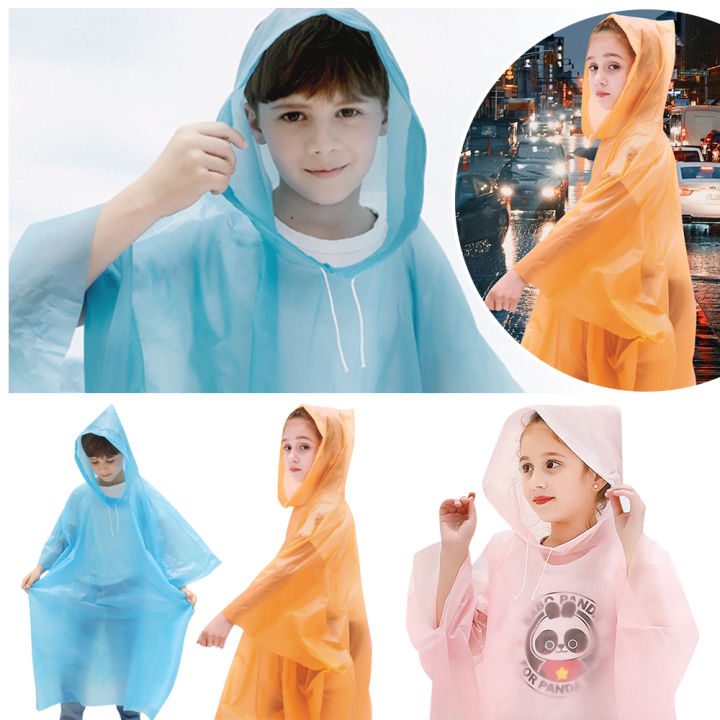 Creative EVA Kids Raincoat Thickening Non-disposable One-Piece Raincoat ...