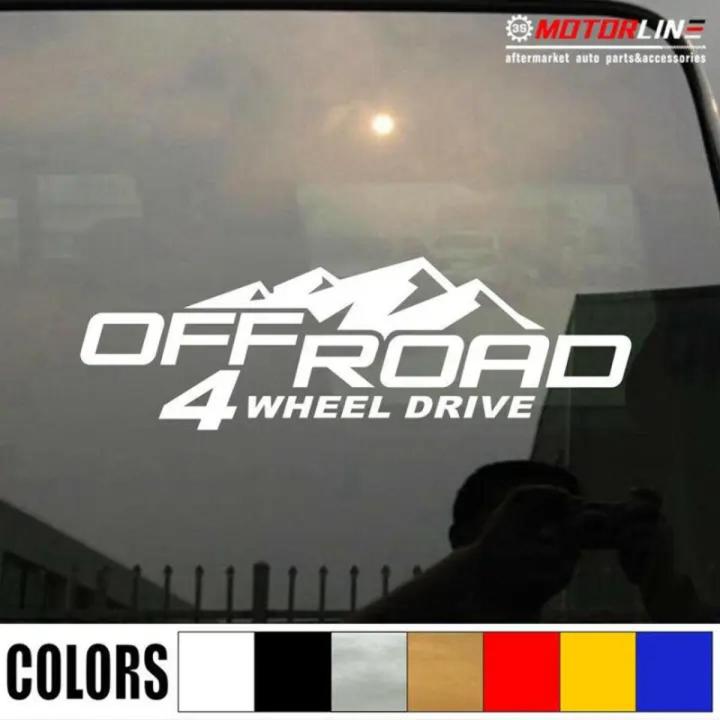 Car & laptop Sticker - 4X4 Off Road 4WD Decal Sticker Car Vinyl pick ...