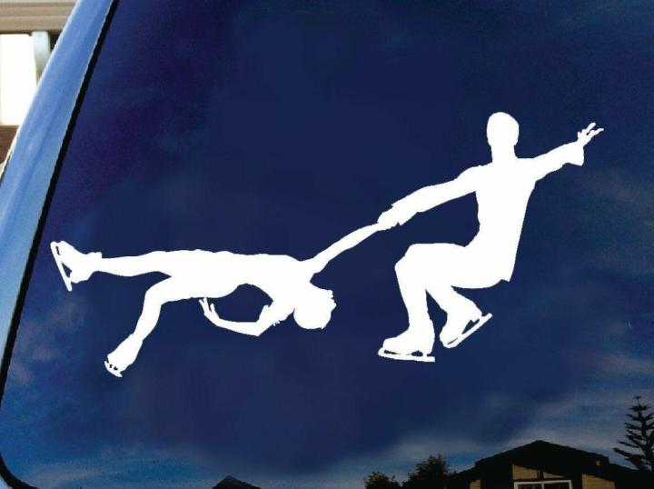 Car Sticker Laptop Sticker - Beautiful Gymnast Girl Sports car truck ...