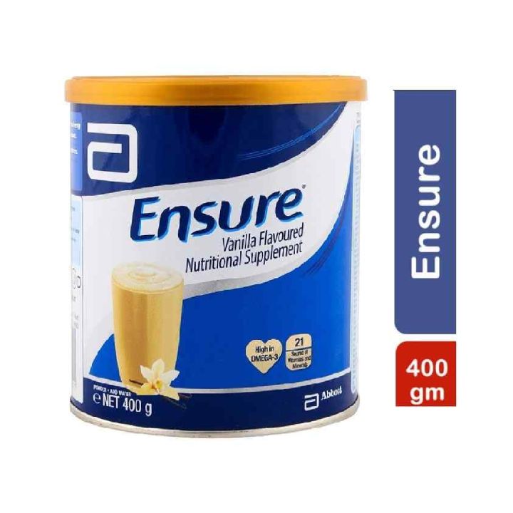 ENSURE ORIGINAL POWDER - Vanilla - 400Gm Complete Balanced Nutrition | Daraz.pk
