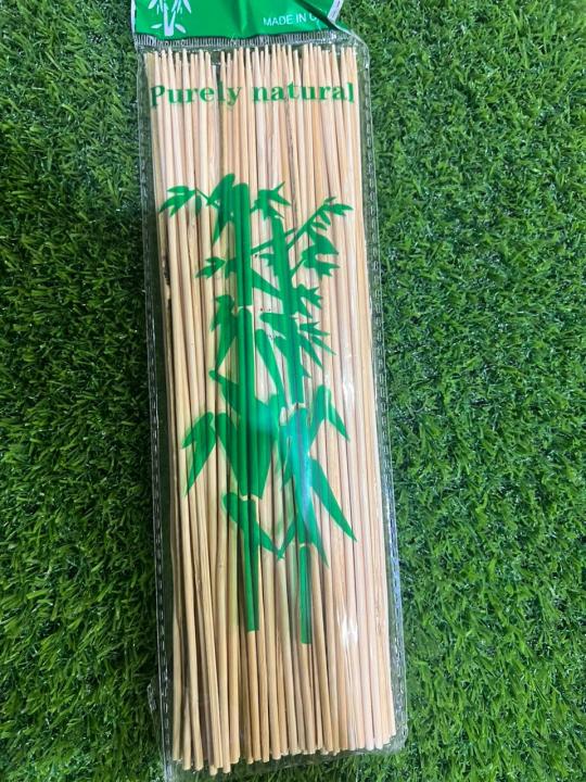 BBQ Sticks 10 inch for Kababs, Chicken, Paneer Tikka, Fruits, and Salad ...