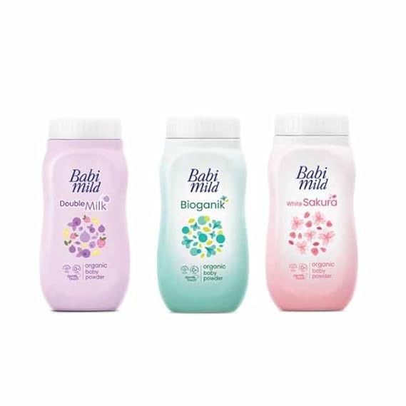 Babi Mild Baby Powder 45g | Sakura Extract | Hypoallergenic | Rash ...