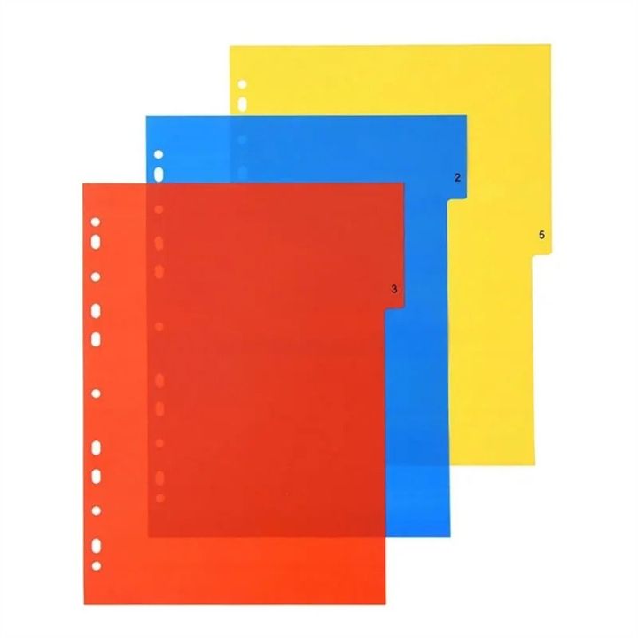 Multi-purpose 5/10/12/20/31Pages Index Separator Page Numbers A4 Size ...