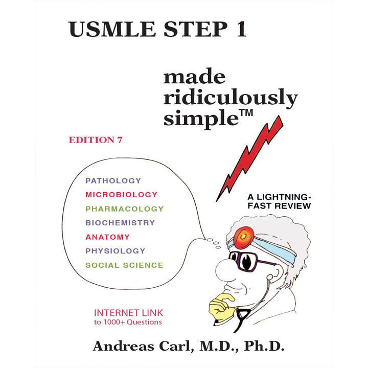 USMLE Step 1 Made Ridiculously Simple 7th Edition | Daraz.pk
