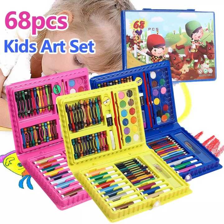 68 Pieces Coloring Kit for Boys and Girls (Assorted Color and Design ...