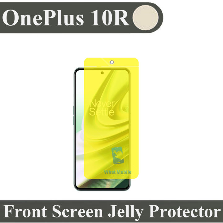OnePlus 10R Front Jelly Protector Soft Film Protection Hydrogel TPU ...