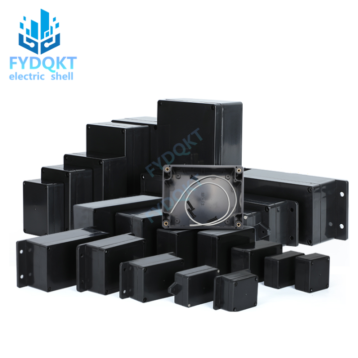 Plastic Black Power Waterproof Boxes Security Monitoring Indoor And ...