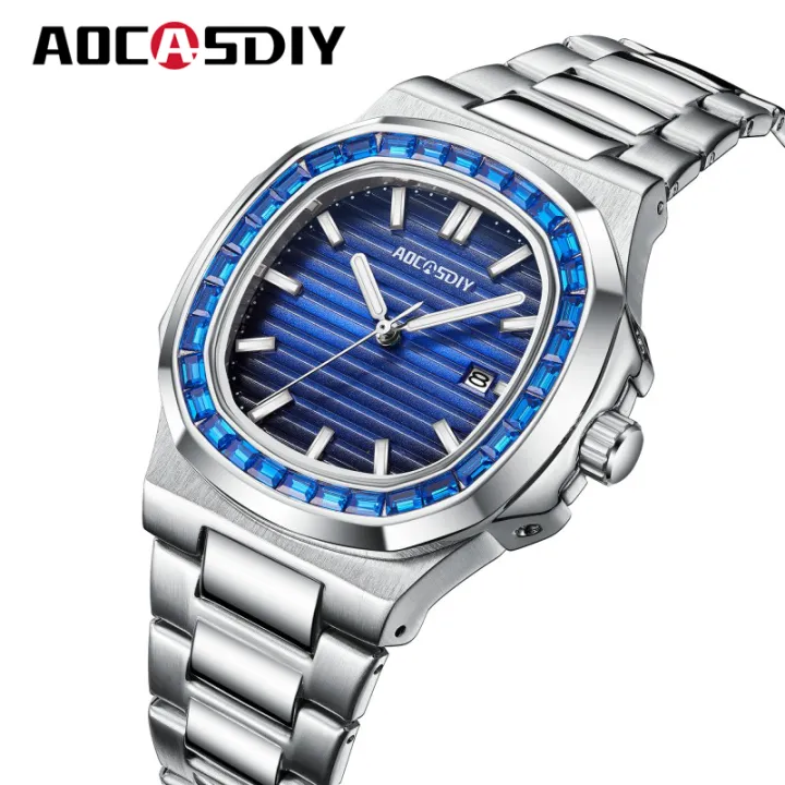 2023 New AOCASDIY Luxury Watch Business Waterproof Male Clock Luminous ...