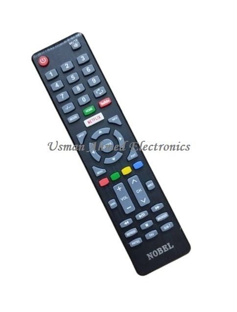 Nobel Smart LED TV Remote Control With Netflex & Youtube & Prime Video ...
