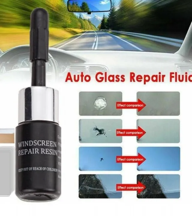 ASM Windshield Automotive Glass Crack Nano Repair Fluid Kit | Daraz.pk