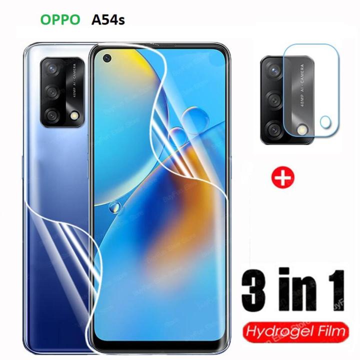 Oppo_ A54s Screen Protector Front and Back Hydrogel Film Jelly ...