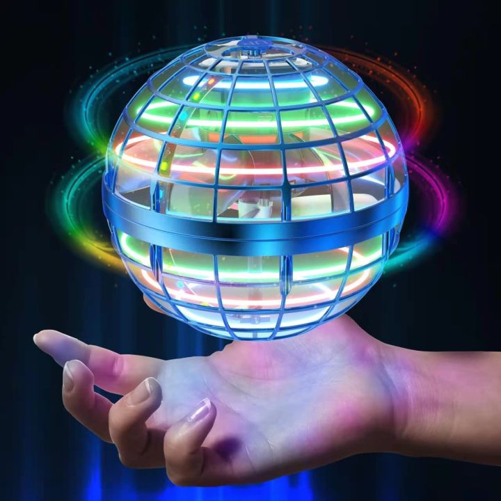 Flying Ball Flying Toy Hand-Controlled Mini Drone With RGB Lights ...