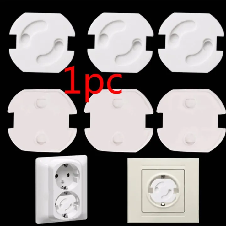 【VisioN Shop】1 10pcs Baby Rotate Cover 2 Hole Round European Standard ...