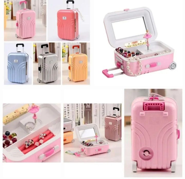 Trolley Travel Jewelry Box | Daraz.pk