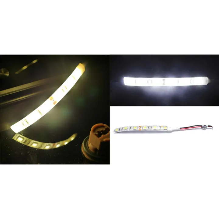 2 Pcs 10Cm Waterproof 5050 Led Strip Lights Dc 12V Caravan Boat Car ...