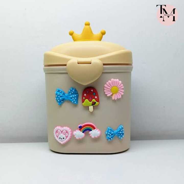 400 Gram Yellow Portable Milk Powder Formula Dispenser Food Container ...