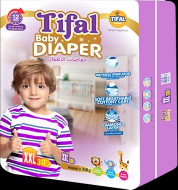 Tifal Baby Diaper Premium Quality Economic Pack XXL Size 30 pcs | Daraz.pk