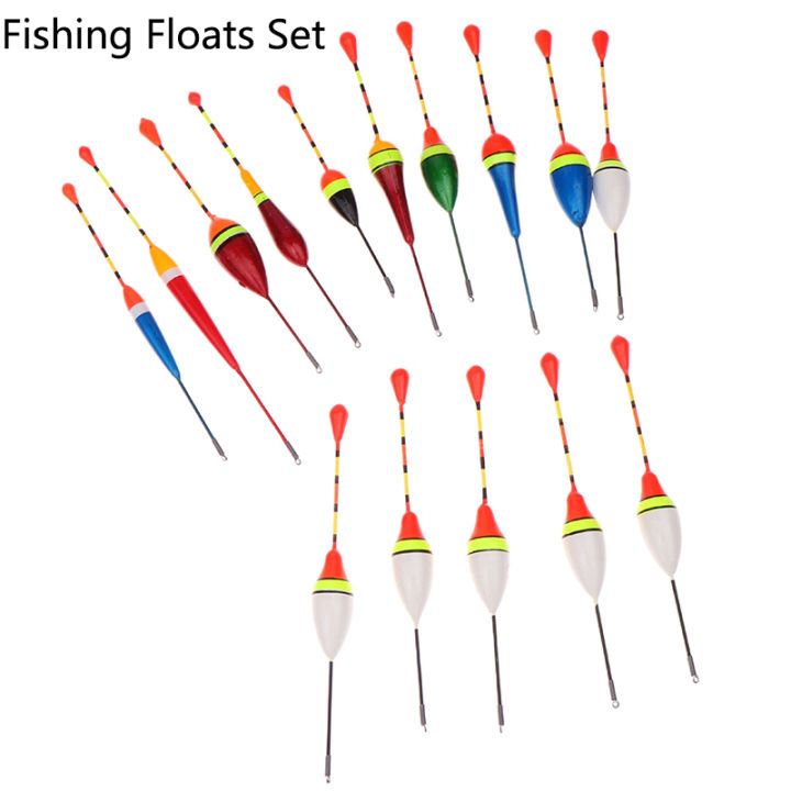 1/5/10Pcs Promotion Fishing Floats Set Mix Size Color Foam Float Buoy ...