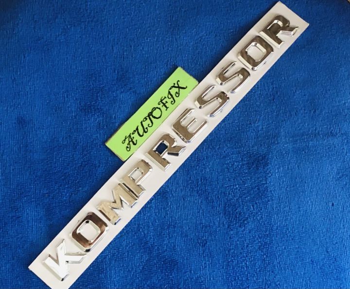 Mercedes Kompressor rear plastic Emblem premium quality 01 PC | Daraz.pk